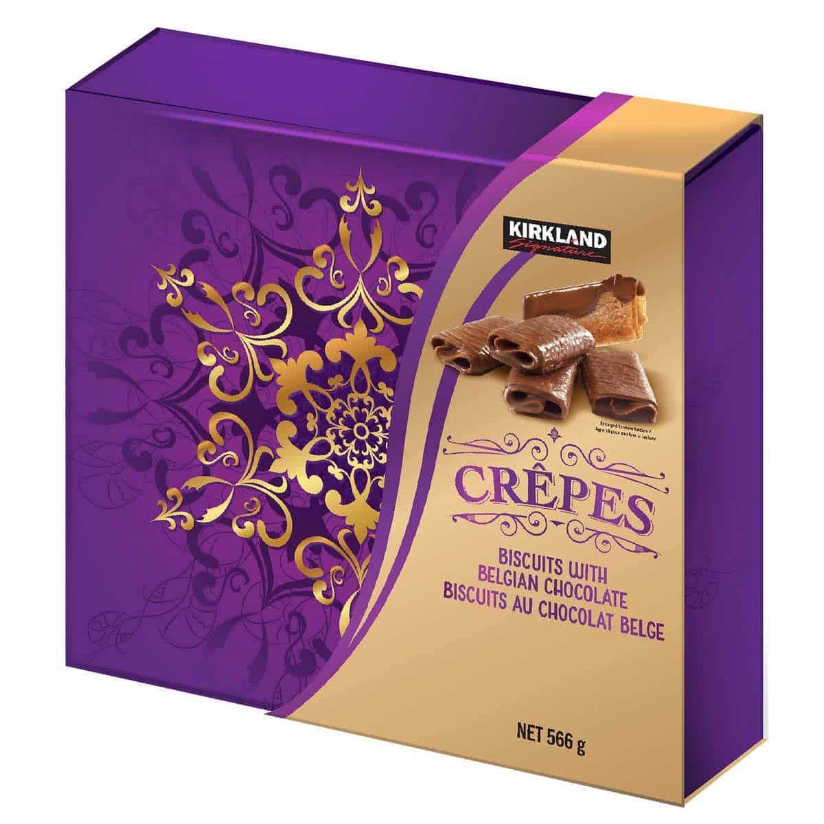 Kirkland Signature Crepes Biscuit with Belgian Chocolate (566g) - PURPLE | Lazada PH