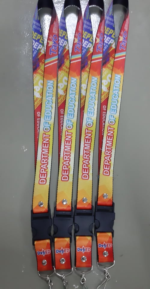 DepEd Yellow-Orange Lanyard Sling | Lazada PH