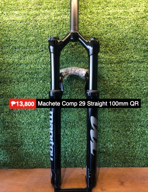 MANITOU MACHETE COMP 29er 100mm Straight QR Black [FKSP2918BK] (100% ...