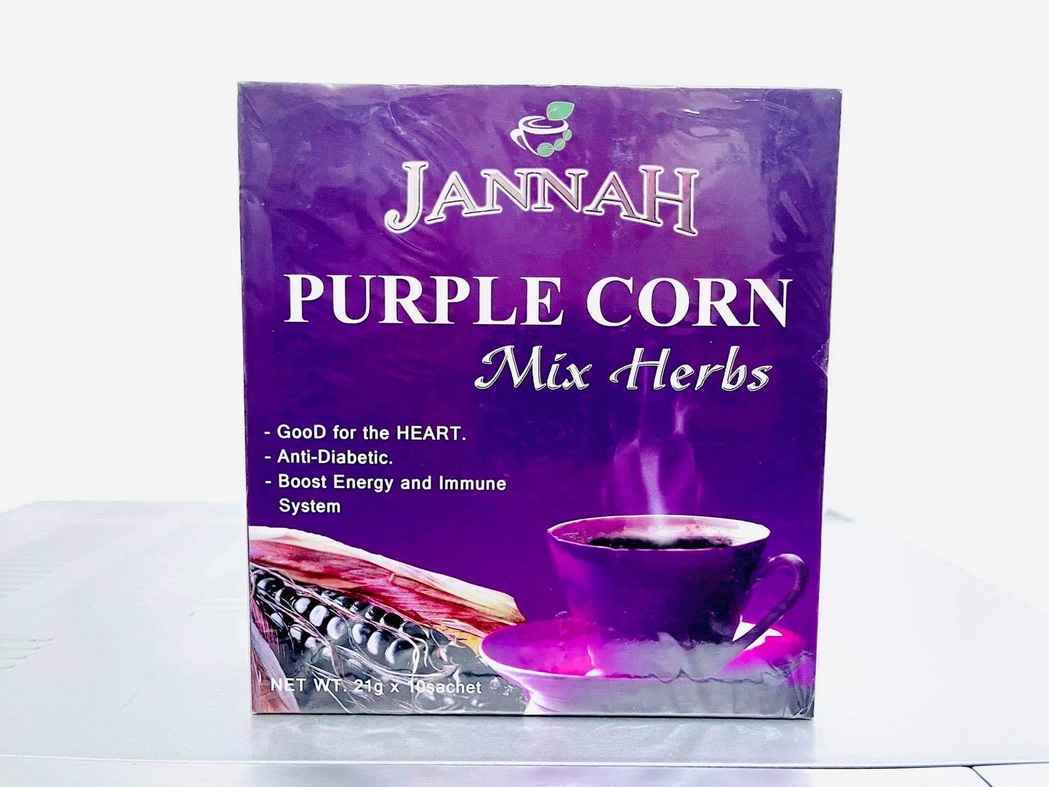 Jannah Purple Corn Mix Herbs Good for the heart Anti-diabetic Boosts ...