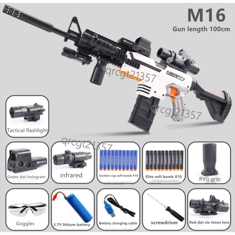 M416 Blaster Electric Nerf Riffle Machine Gun, Battery Operated ...