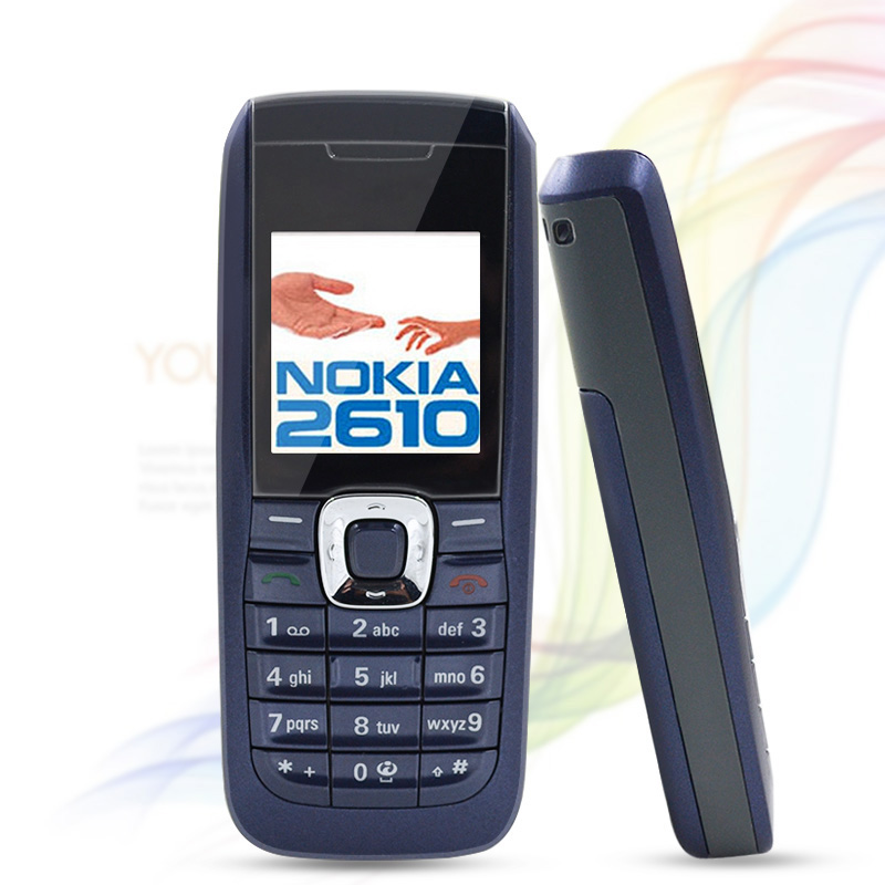 Original Brand 2610 Dual Sim 800 mAh 1.4 inches keypad Basic Phone ...