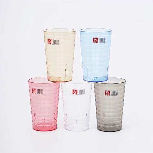 6pcs New Style Acrylic High Grade Plastic Drinking Cups Plastic Water ...