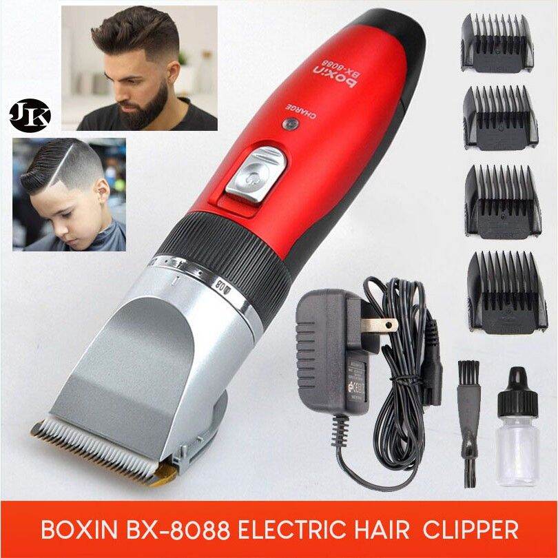 Boxin trimmer 8088 Quiet Hair Clippers Cordless Rechargeable Razor ...