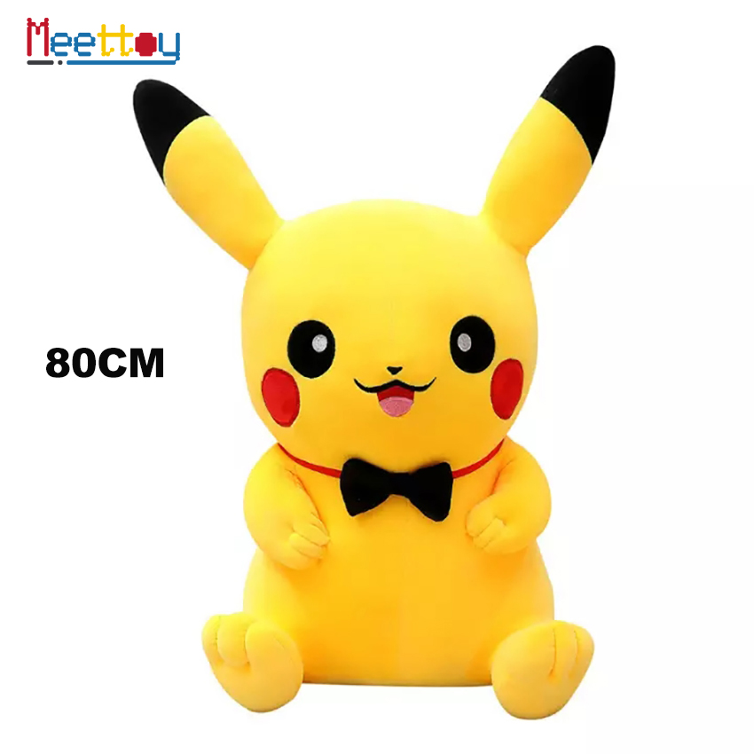 Meettoy Pikachu Stuffed Toy Big Size 40CM 50CM 80CM Cute Cartoon Animal ...