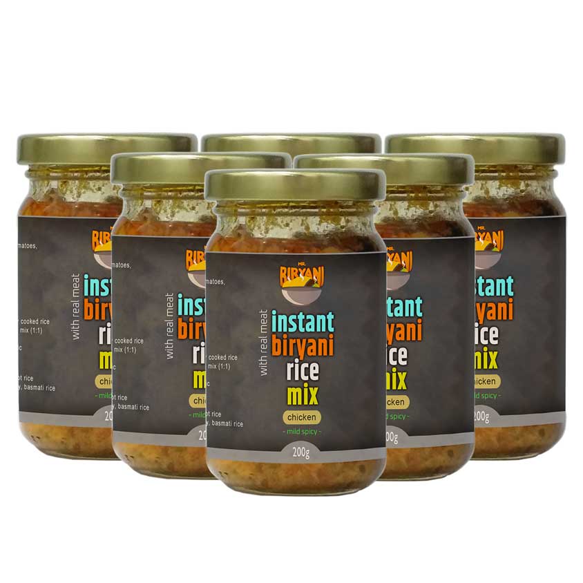 Mr. Biryani / Instant Biryani Rice Mix 200g / Chicken / Set of 6 ...