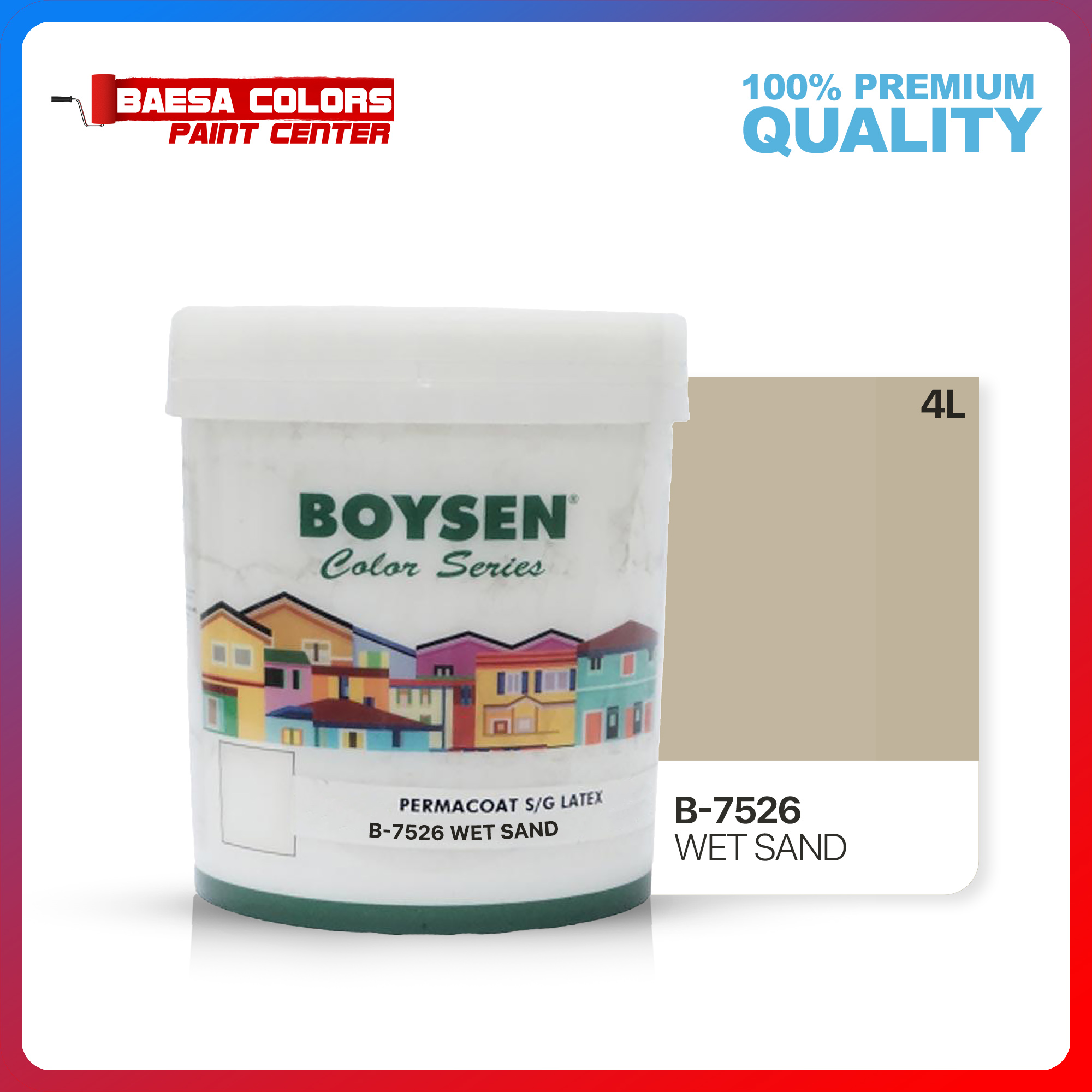 BOYSEN B 7526 WET SAND SEMI GLOSS LATEX 4L Lazada PH BOYSEN B 7526 WET SAND SEMI GLOSS LATEX 4L Lazada PH