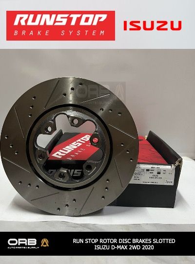 Runstop Rotor Disc Brakes Slotted (Front) - Isuzu D-MAX 2WD 2020 ...