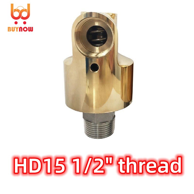 HD15 DN15 1/2 inch rotating joint 360 rotary joint Water air oil swivel ...