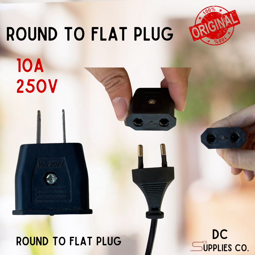Round to Flat Plug 10A 250V | Lazada PH