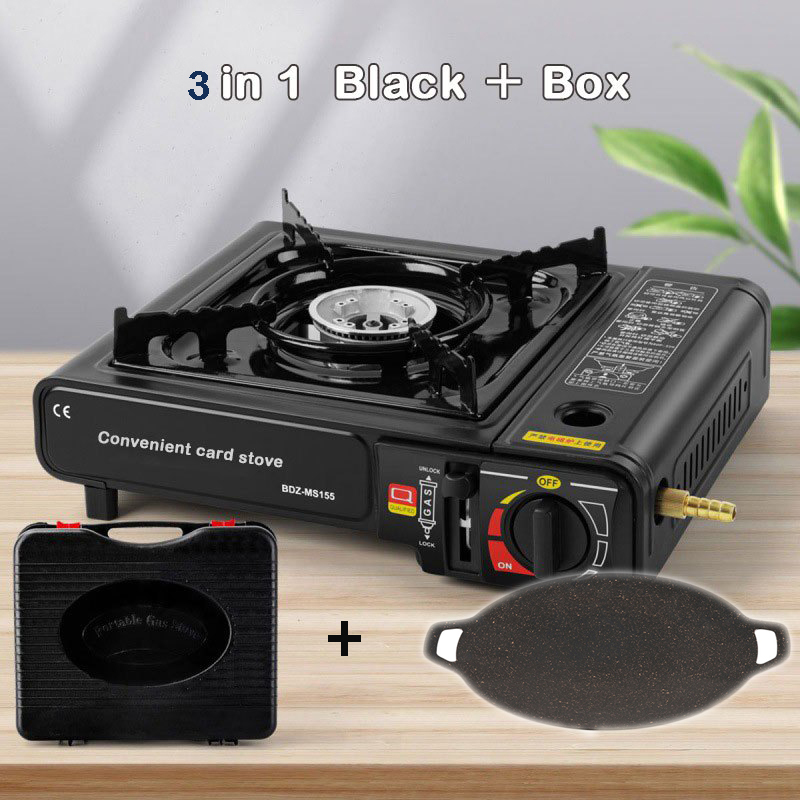 3600W🔥 2-in-1 Portable Butane Stove lgnition Gas Stove Cassette Furnace ...