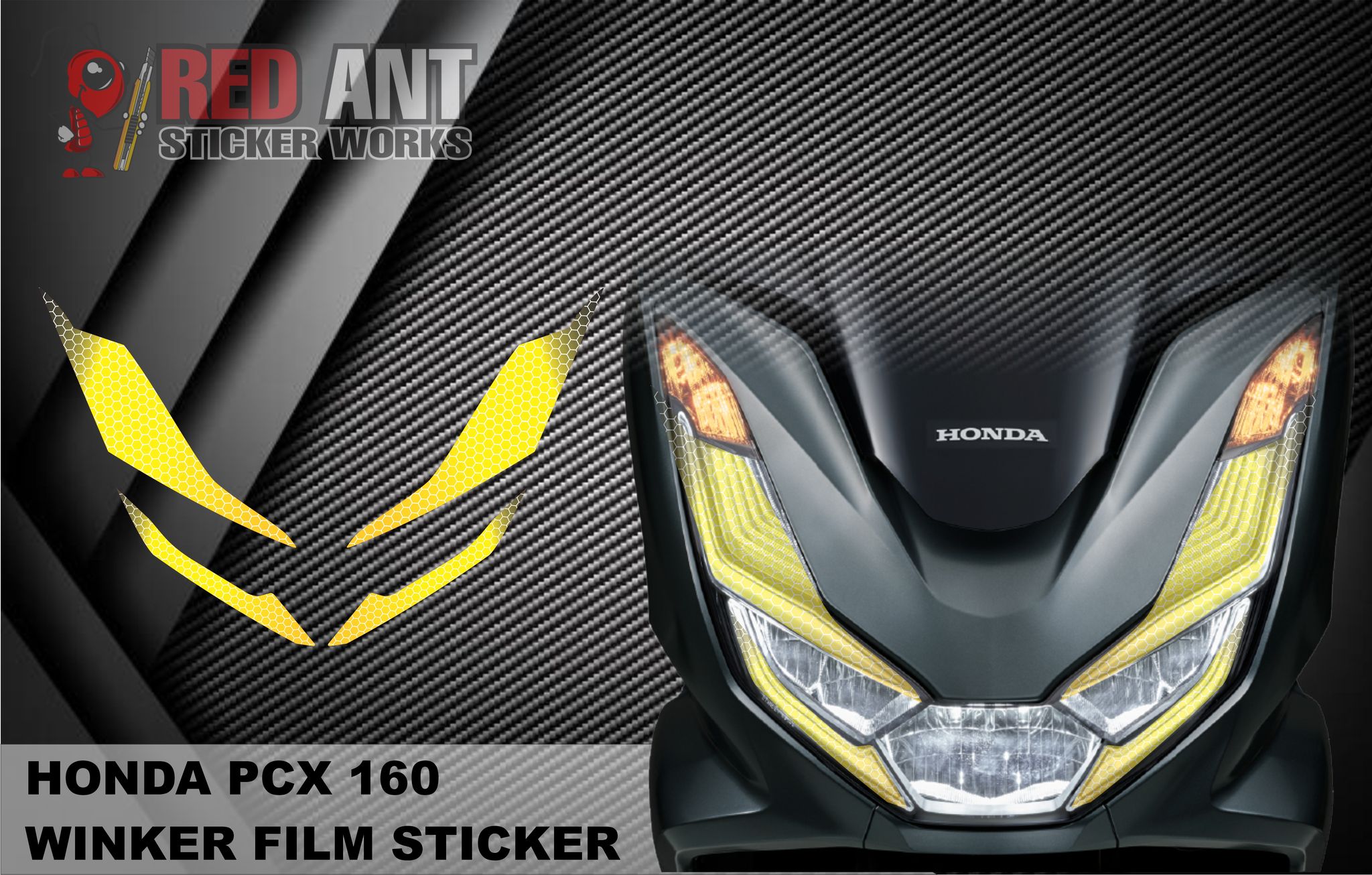 PCX 160 WINKER FILM STICKER | Lazada PH
