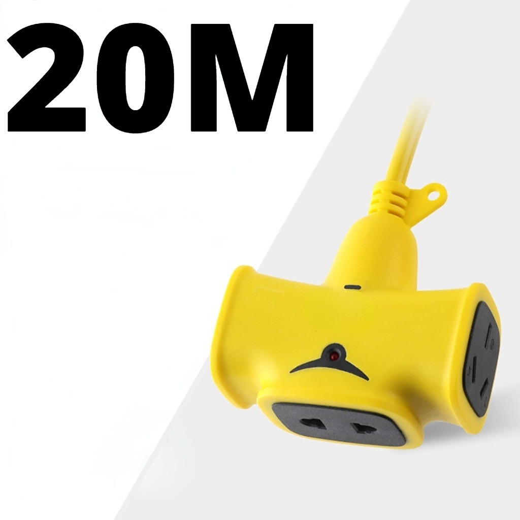 Extension Cord Socket With Cable Extra-long Plug-in Strip 5 10 20 30 ...