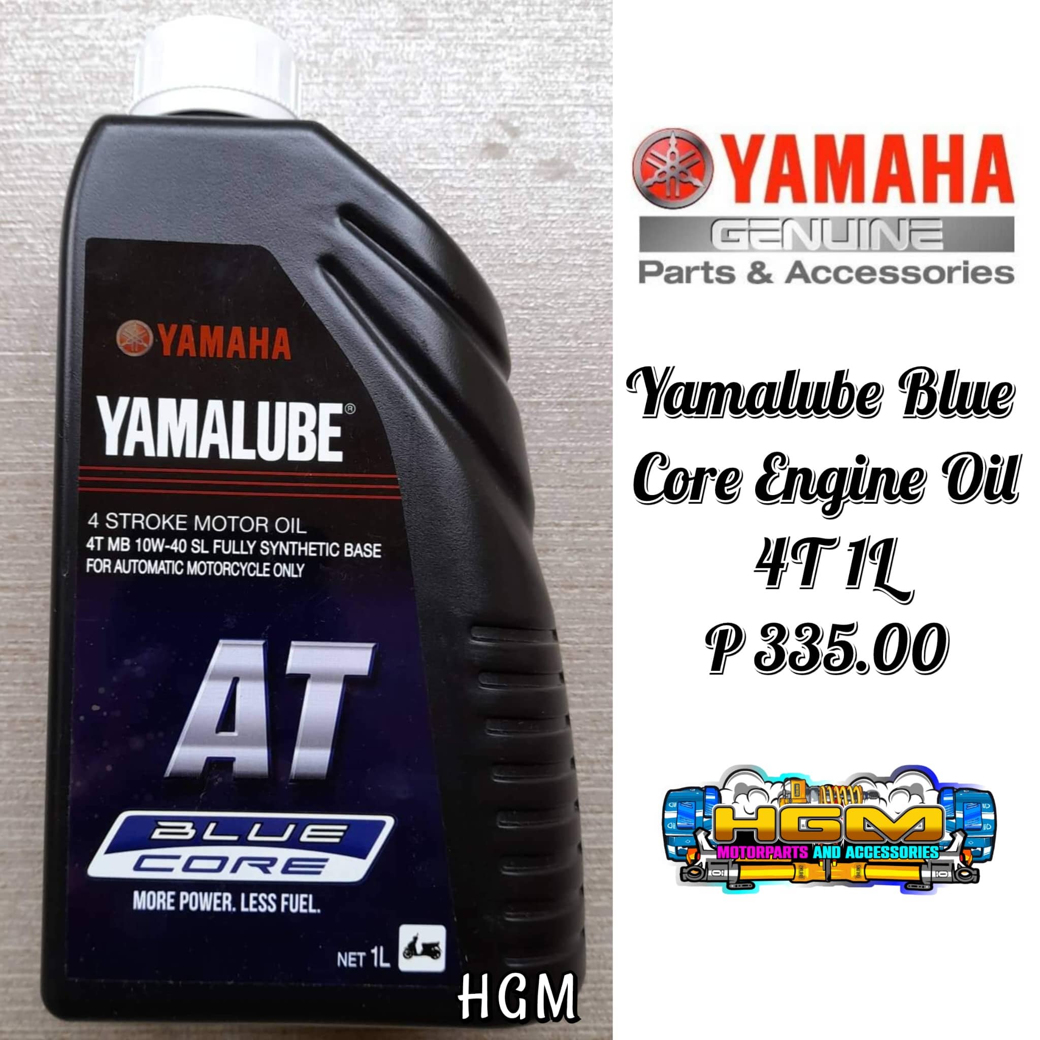 YAMALUBE MOTORCYCLE OIL BLUE CORE 10W/40 1L | Lazada PH