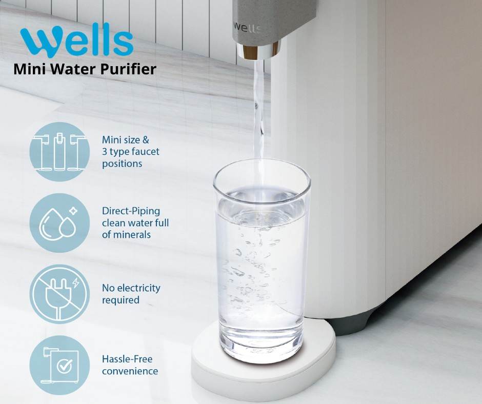 Wells Mini Water Purifier, Water dispenser, Tank less water purifiier ...