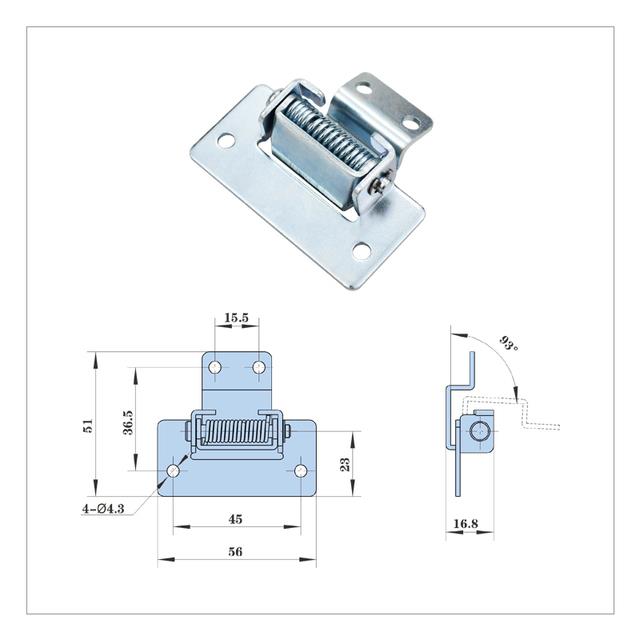 The Same TAKIGEN/B-128 90 Degree Spring Return Hinge Heavy Duty ...