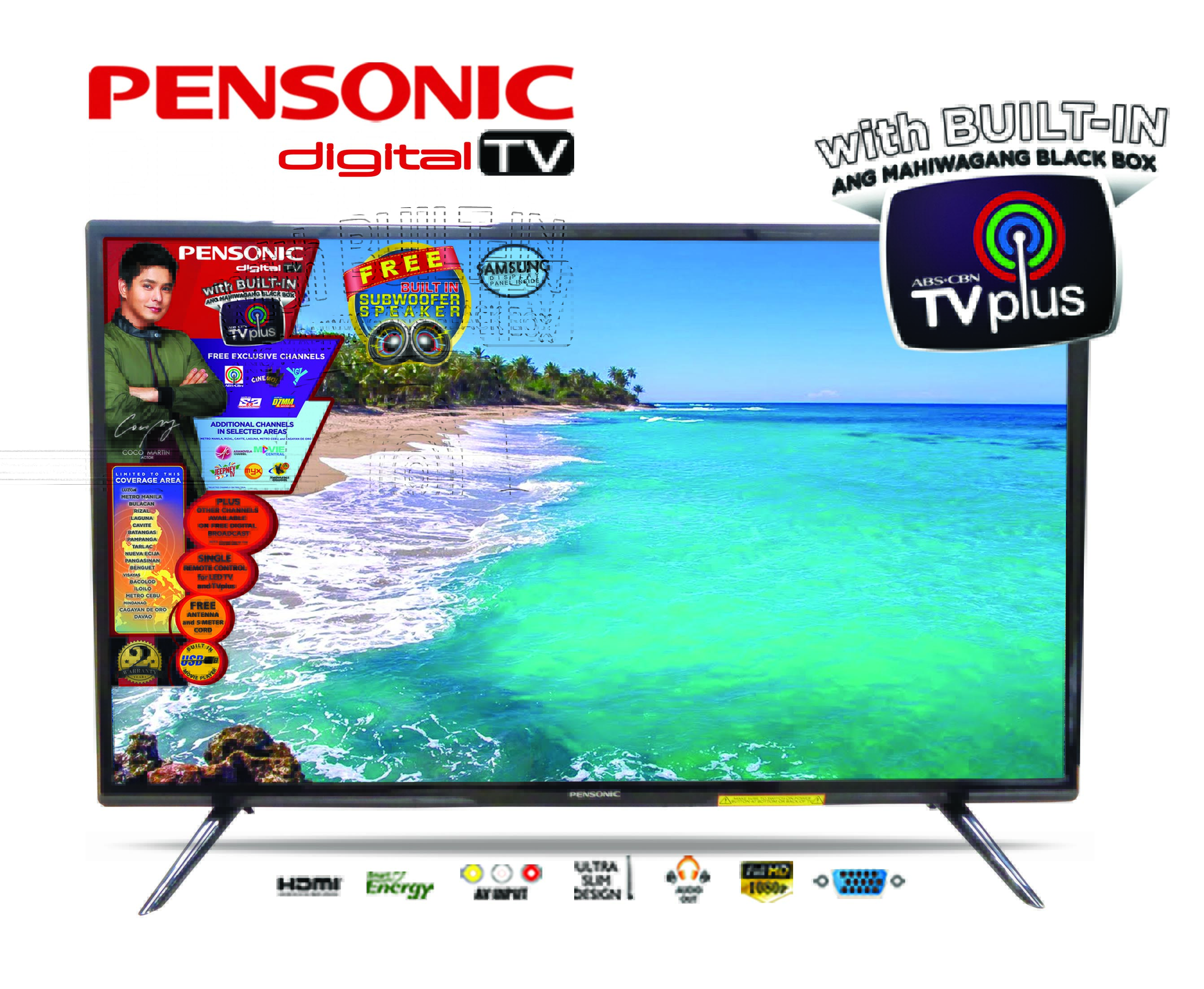 Pensonic Digiplus 3244 32 LED TV W/ Built In ABS-CBN TV PLUS Blackbox ...