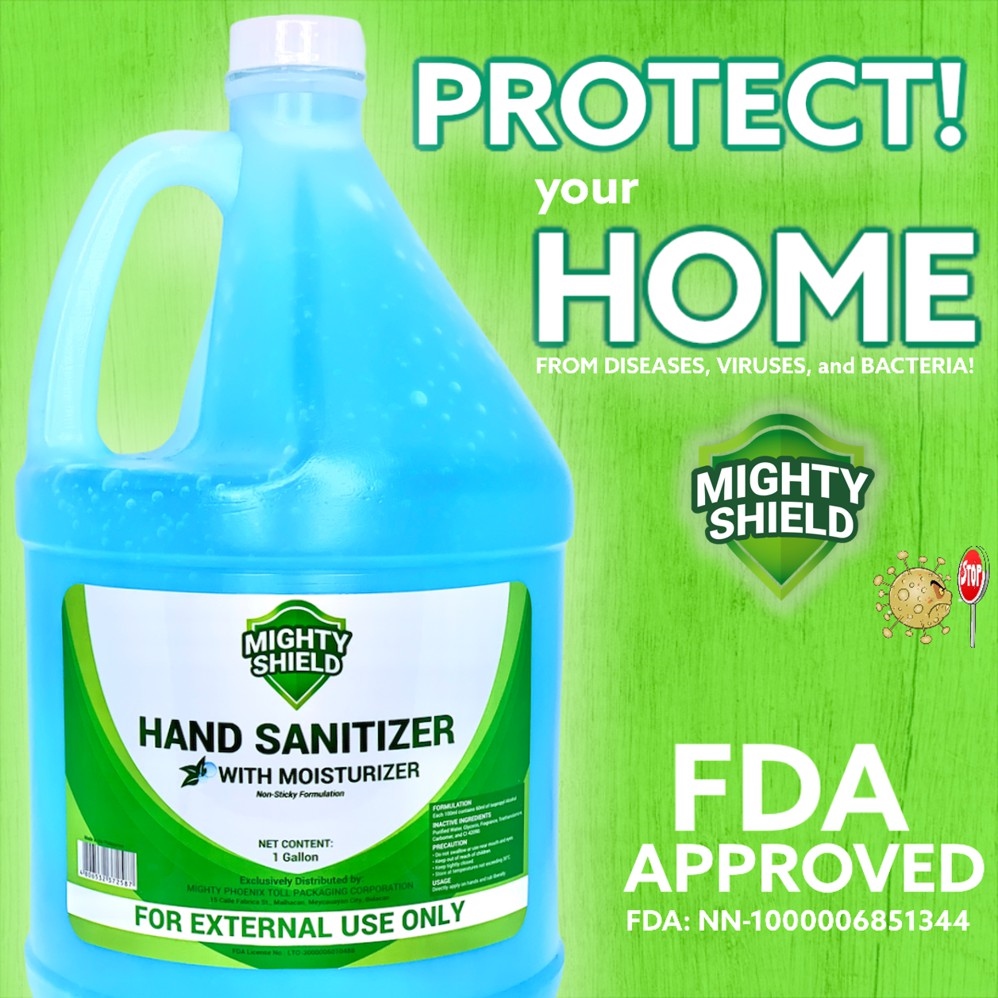 Mighty Shield Hand Sanitizer with Moisturizer GALLON - HAND SANITIZER 1 ...