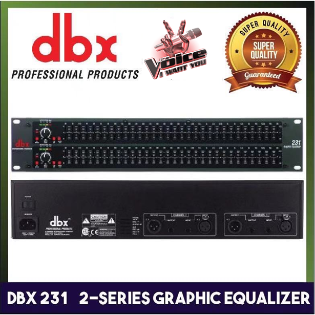 DBX 231 Dual Channel 31-Band 2 -Series Graphic Equalizer | Lazada PH
