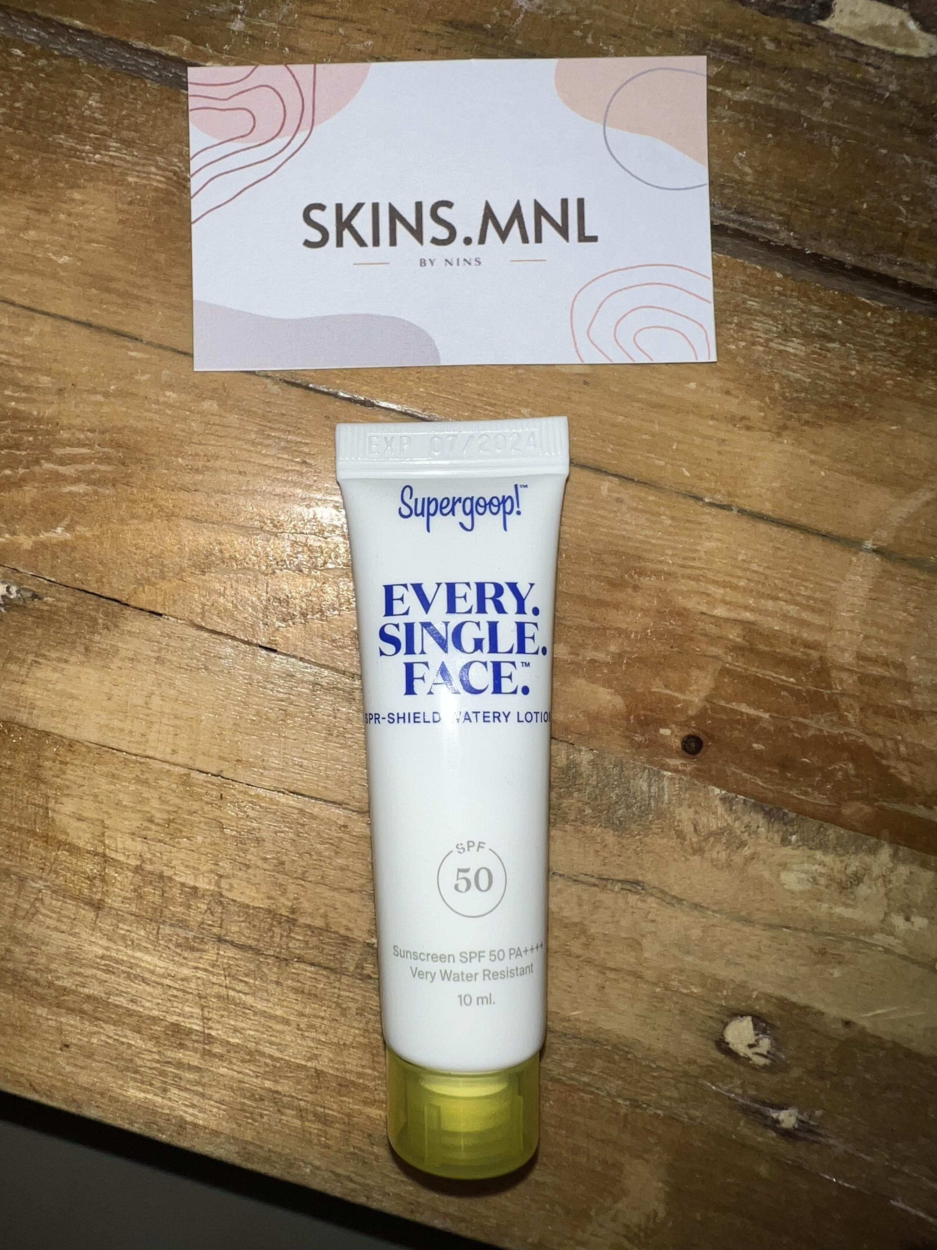 Supergoop Every Single Face Watery Lotion SPF 50 + FREEBIE! | Lazada PH