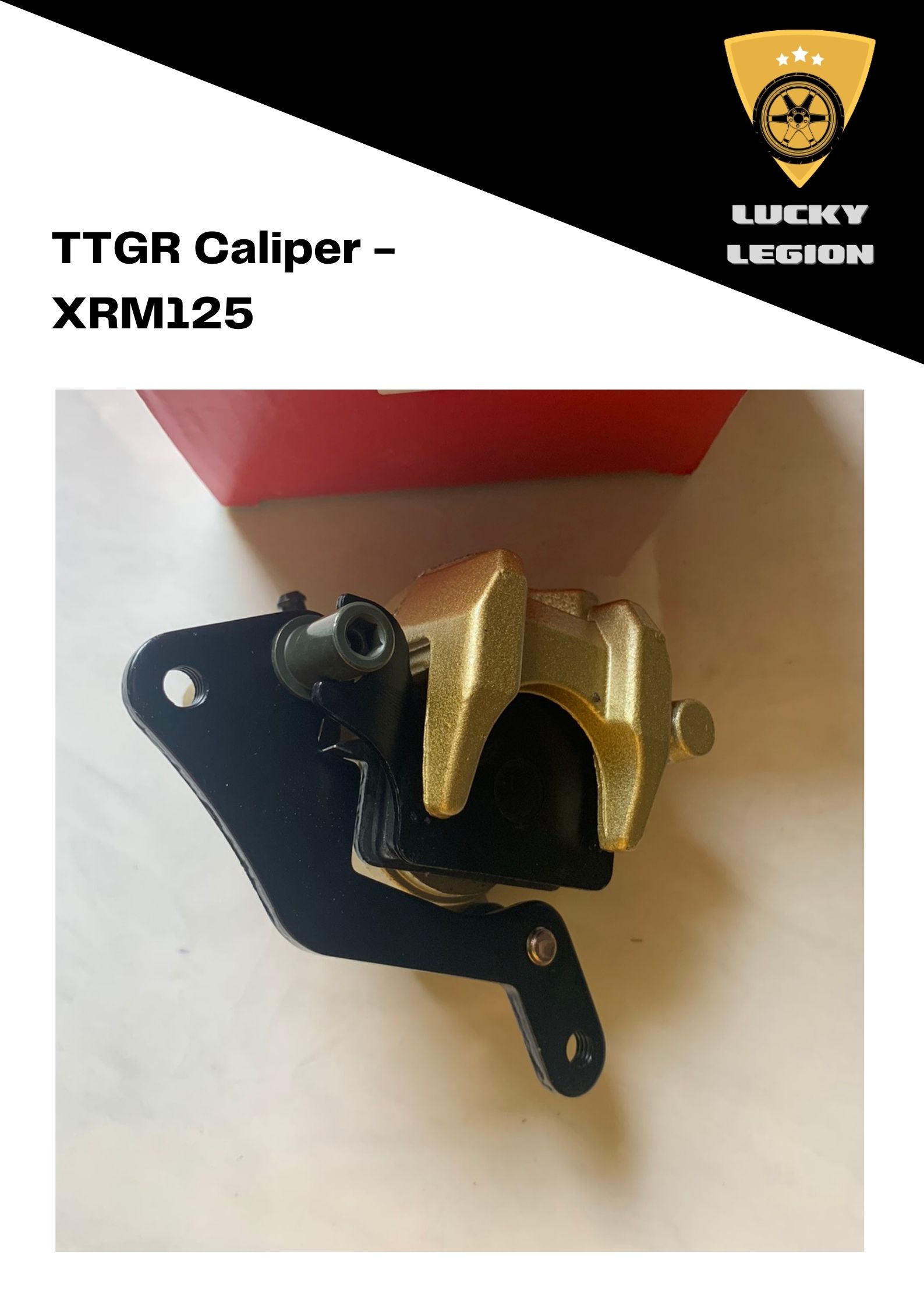 [Lucky Legion] TTGR BRAKE CALIPER REAR - RAIDER 150/Mio/XRM125 | Lazada PH