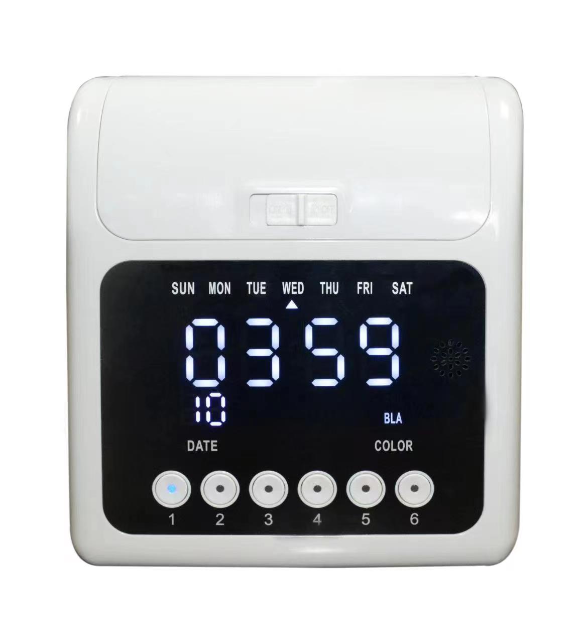 Electronic Employee Time Clock Recorder Bundy Clock Attendance Time ...