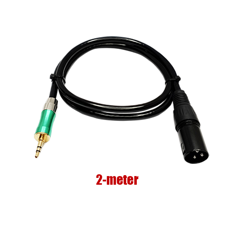 MICRO PC 3.5mm (1/8inc) MALE STEREO HEADPHONE JACK to XLR MALE AUDIO ...