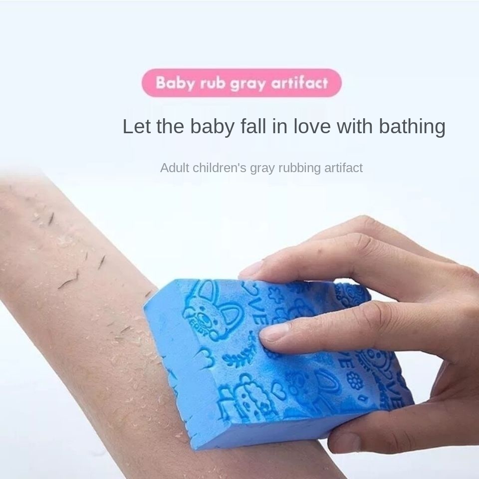 Korea Adult Kids Magic Rubbing Sponge Exfoliating Shower Brush Sponge ...