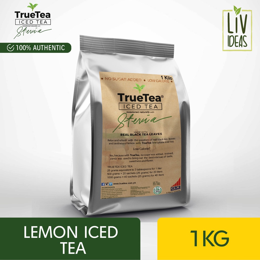TrueTea Iced Tea with Stevia 1kg 1 kilo Bulk Pack | Lazada PH