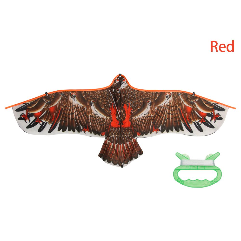 1pc 1.1m Eagle Kite With 30 Meter Kite Line Large Plane Eagle Flying ...