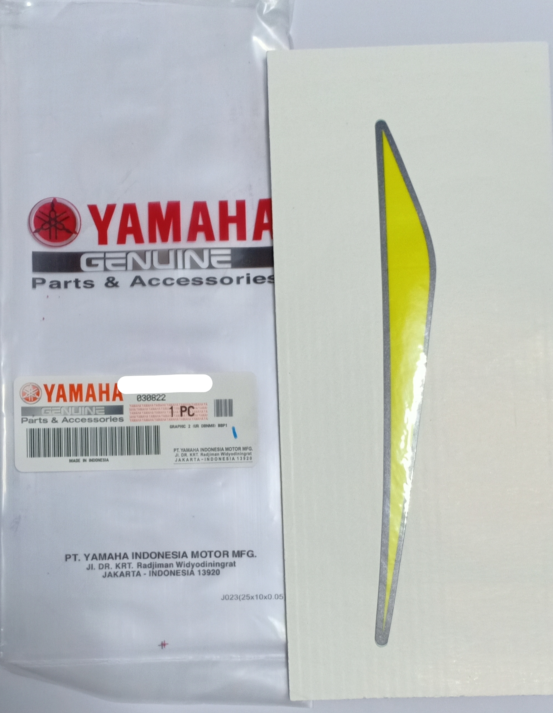 DECALS FOR COVER FRONT NEON GREEN/DARK GRAY METALLIC AEROX V2 YAMAHA ...