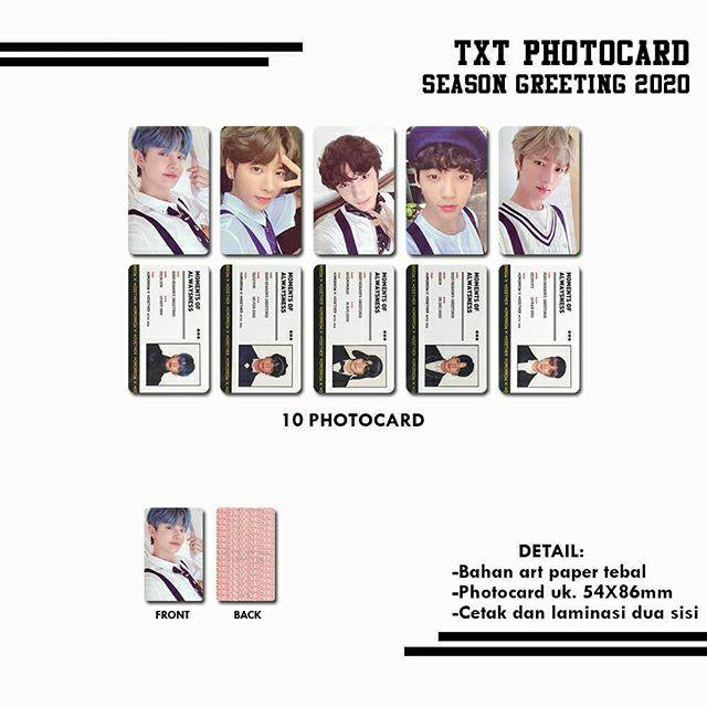 Txt SEASON GREETING 2020 PHOTOCARD | Lazada PH