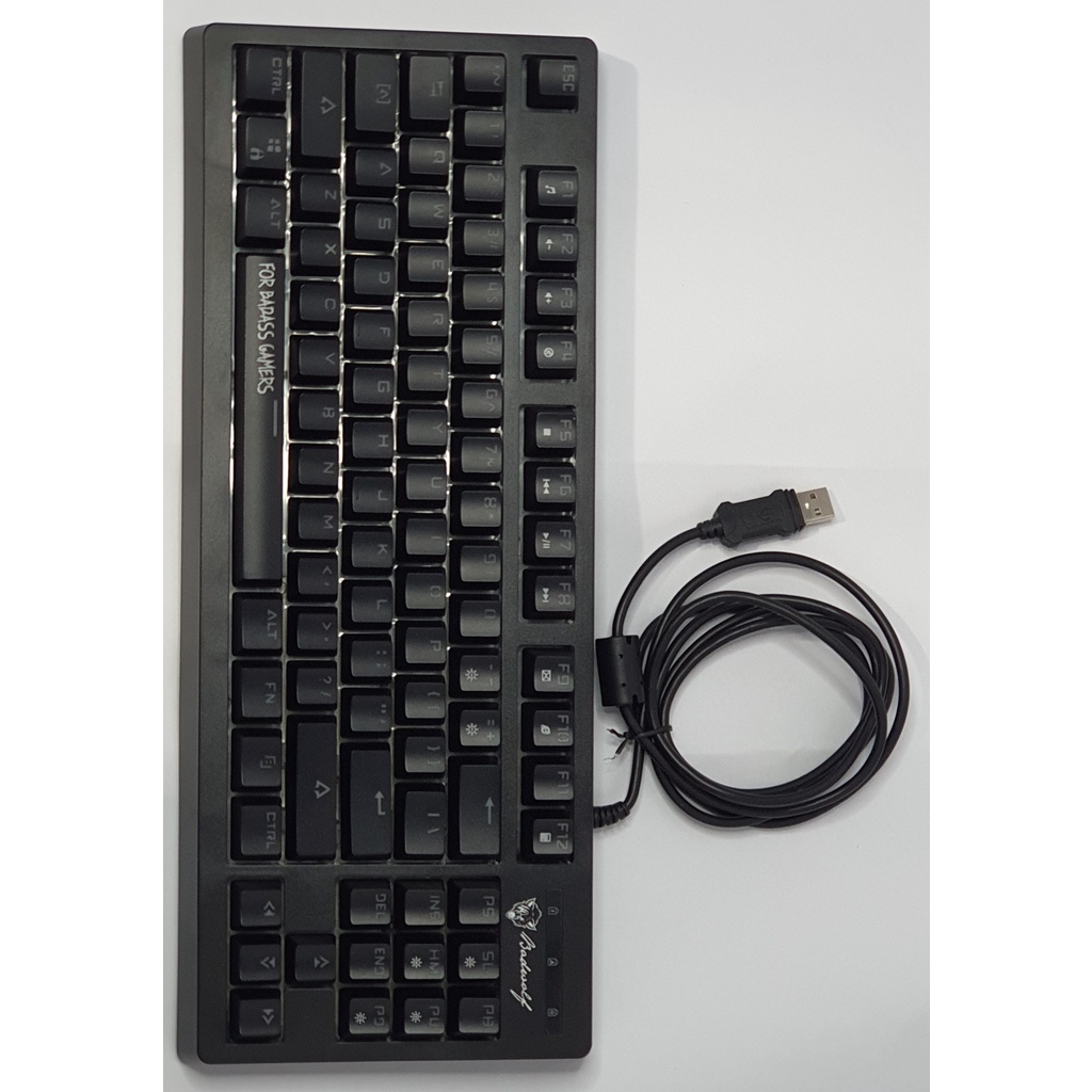 rakk keyboard Badwolf 87 Keys Semi-Mechanical BK650 Tkl-Plunger ...