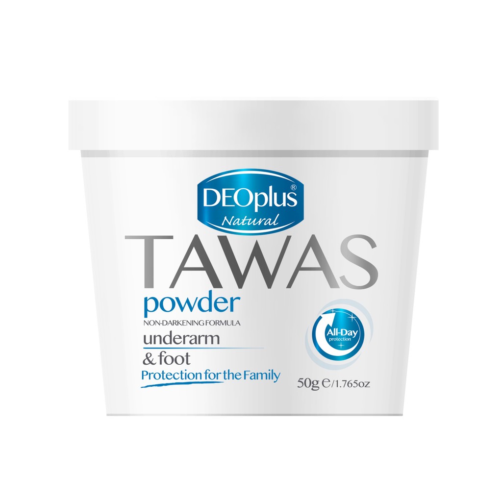 DeoPlus Tawas Powder for Underarm & Foot (50g) | Lazada PH