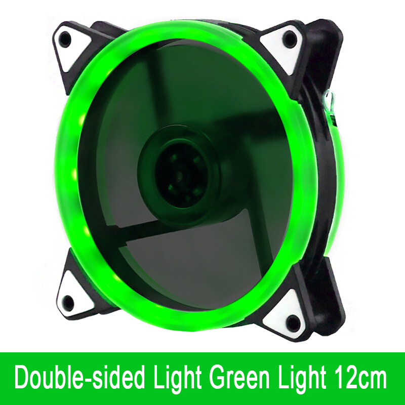 POW CPU Led Fan 120mm Case Chassis Cooling Ring LED Fan CPU Cooler 4 ...