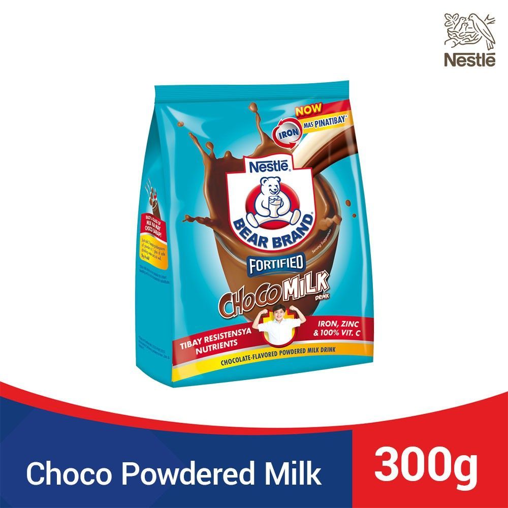 Bear brand fortified choco milk, 300grams per pack | Lazada PH