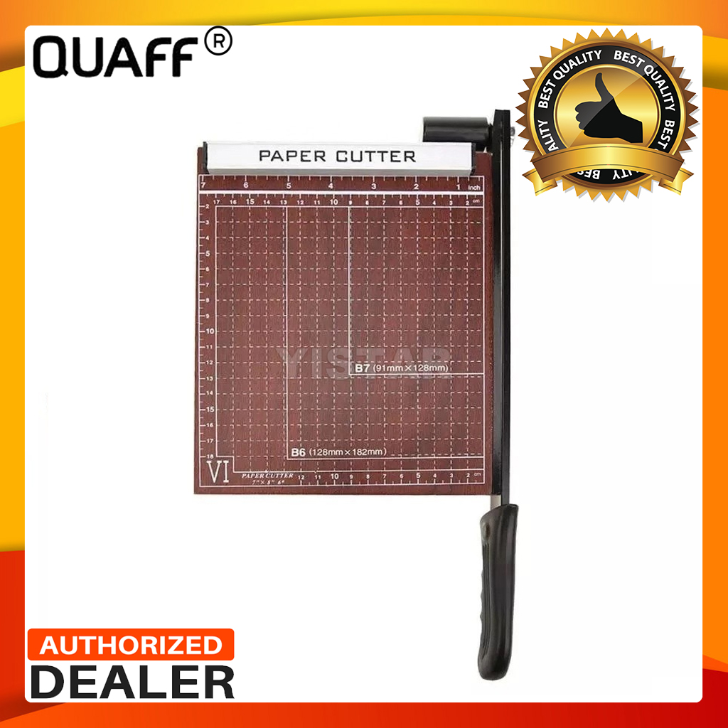 Quaff Paper Cutter Trimmer Wood Base 7“x8” | Lazada PH