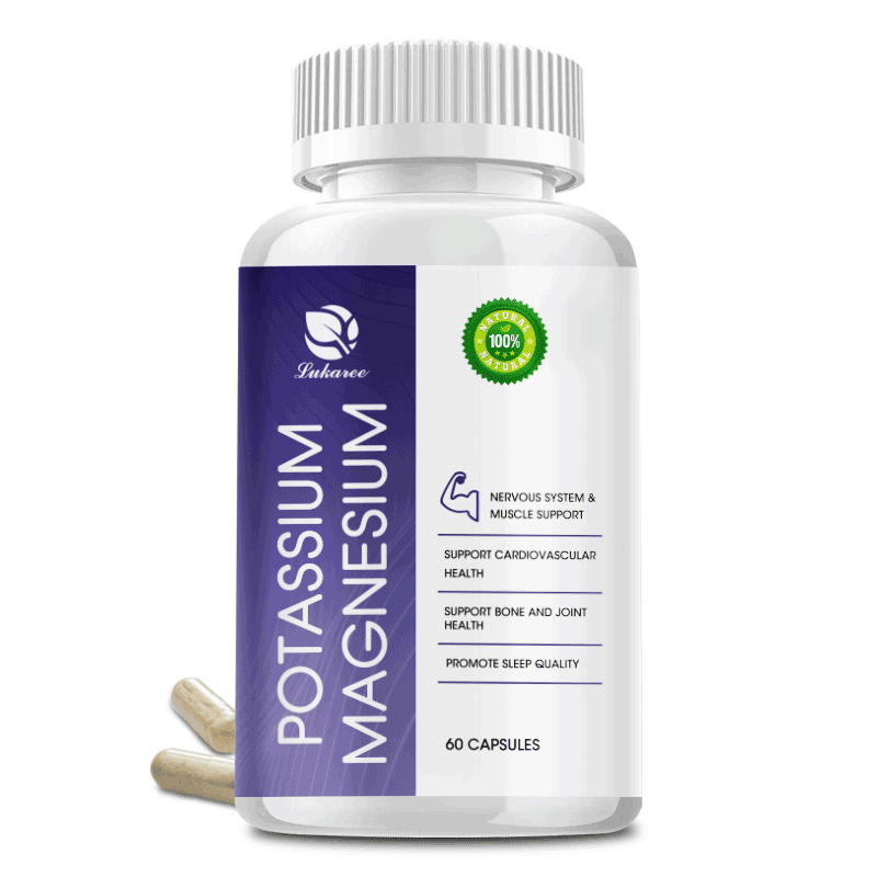 LUKAREE Magnesium Potassium Capsules for Neuromuscular Joint and Bone ...