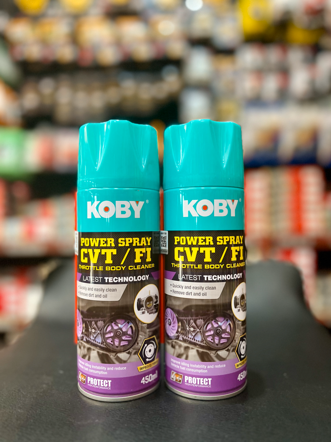 KOBY POWER SPRAY CVT/FI THROTTLE BODY CLEANER 450ML | Lazada PH