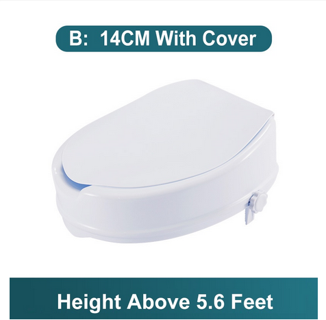 Toilet Seat Riser Cushion Easy Clean Comfort Support Donut for Handicap ...