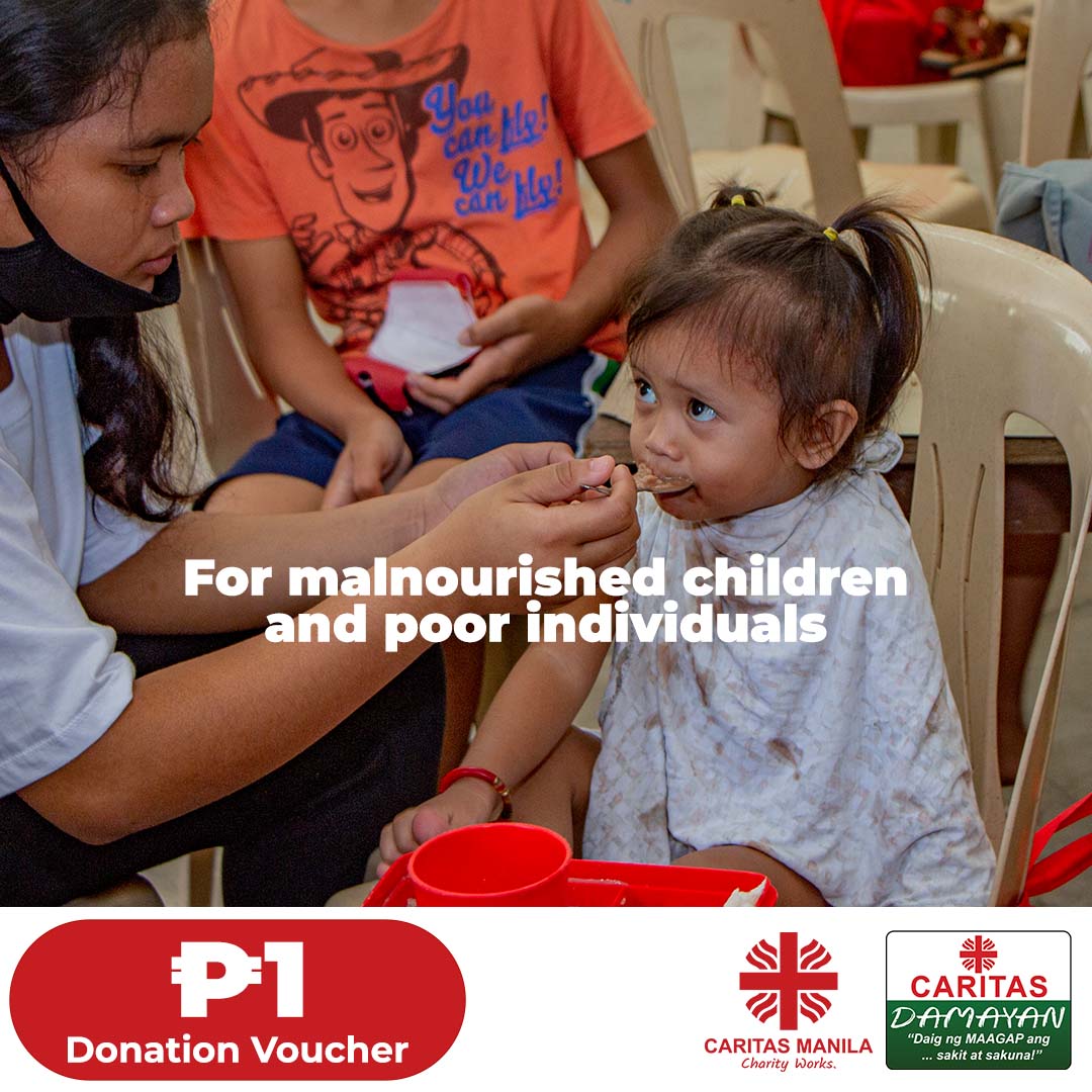 Caritas Manila Donation Voucher - Damayan Nutrition Program P1 | Lazada PH