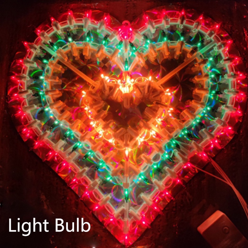 Christmas Led Parol Light Peacock Sunflower Love Star Lantern Seasonal ...