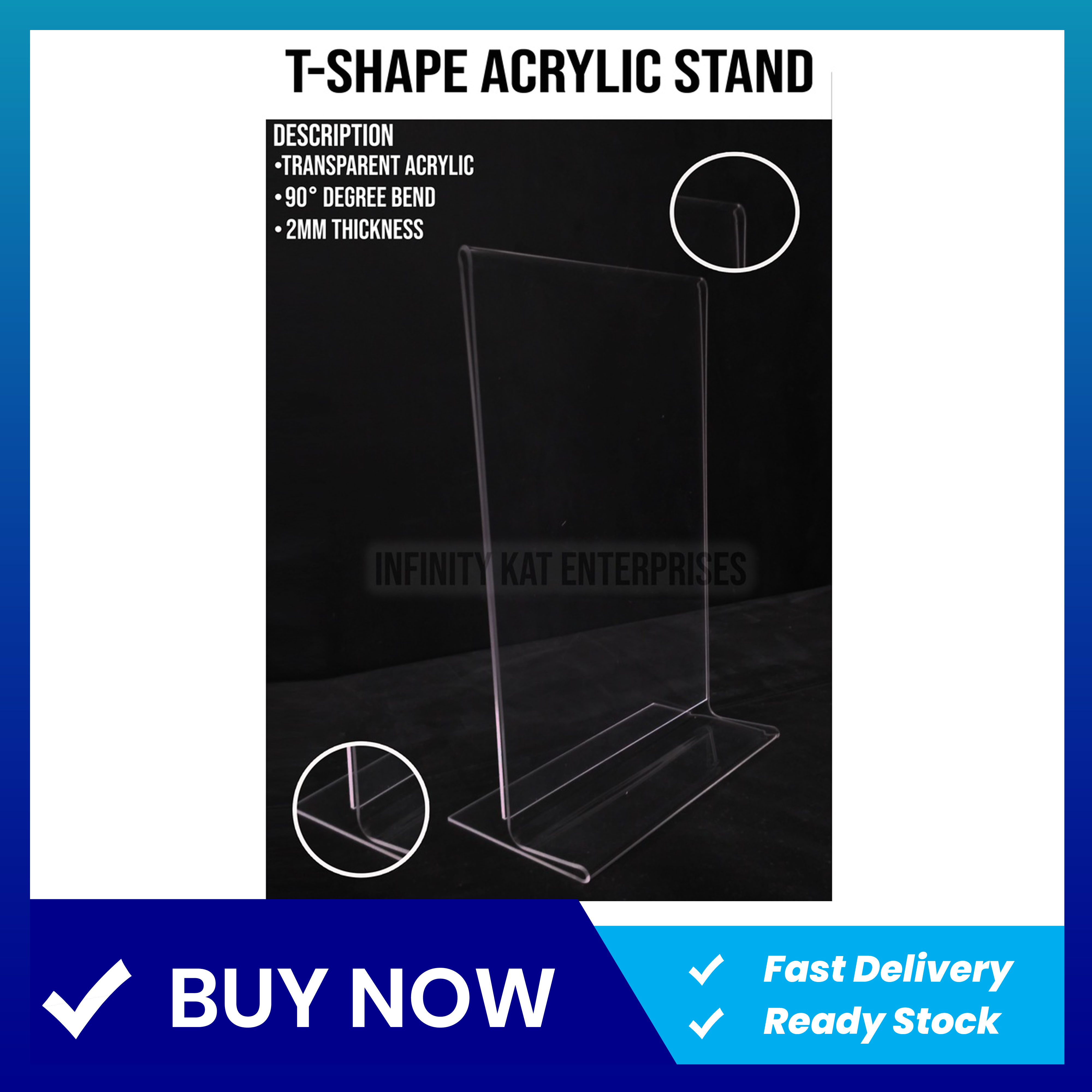 Acrylic Double Sided Menu Holder Display Stand | Lazada PH