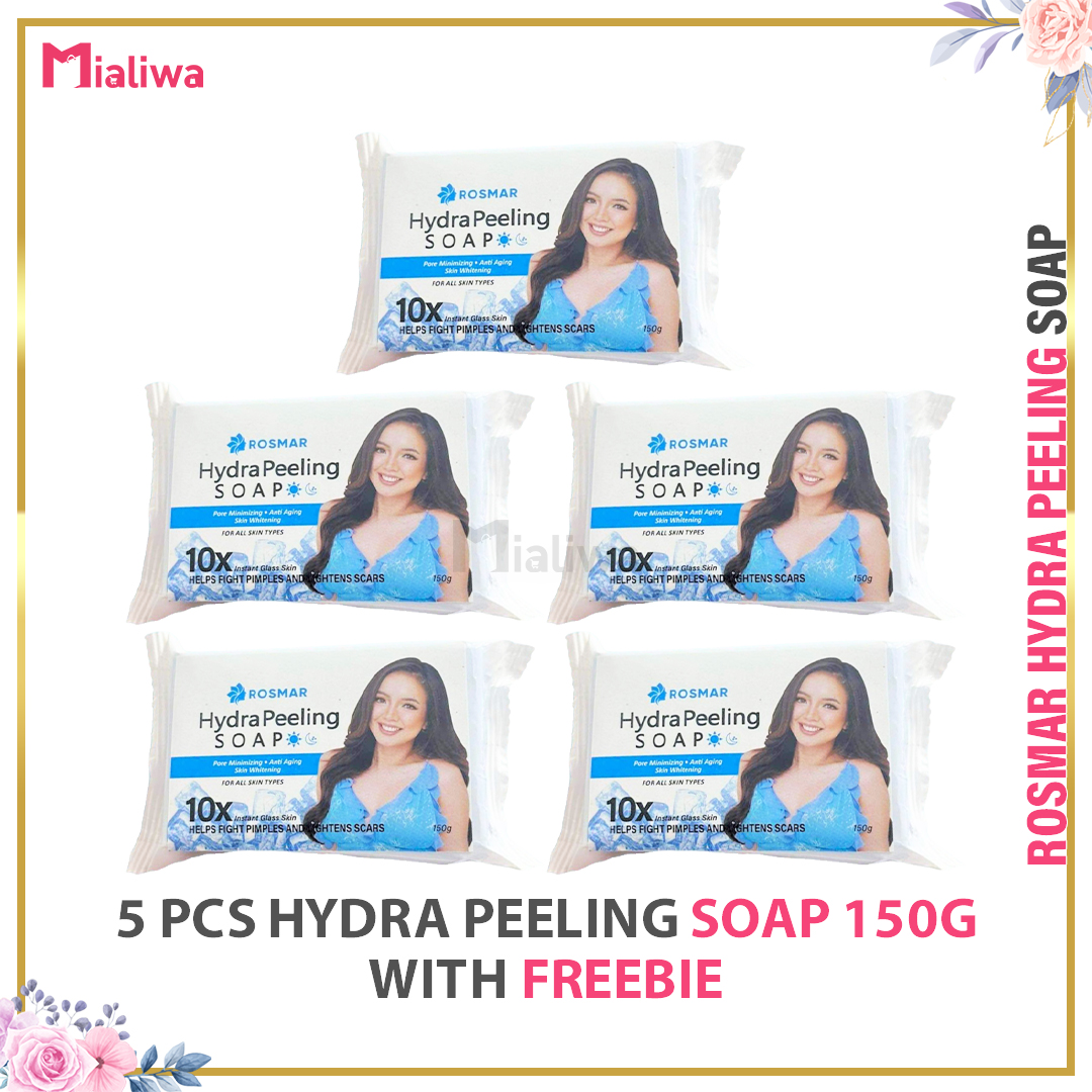Rosmar Hydra Peeling Soap, Sabon Pampaputi Whitening Exfoliating ...