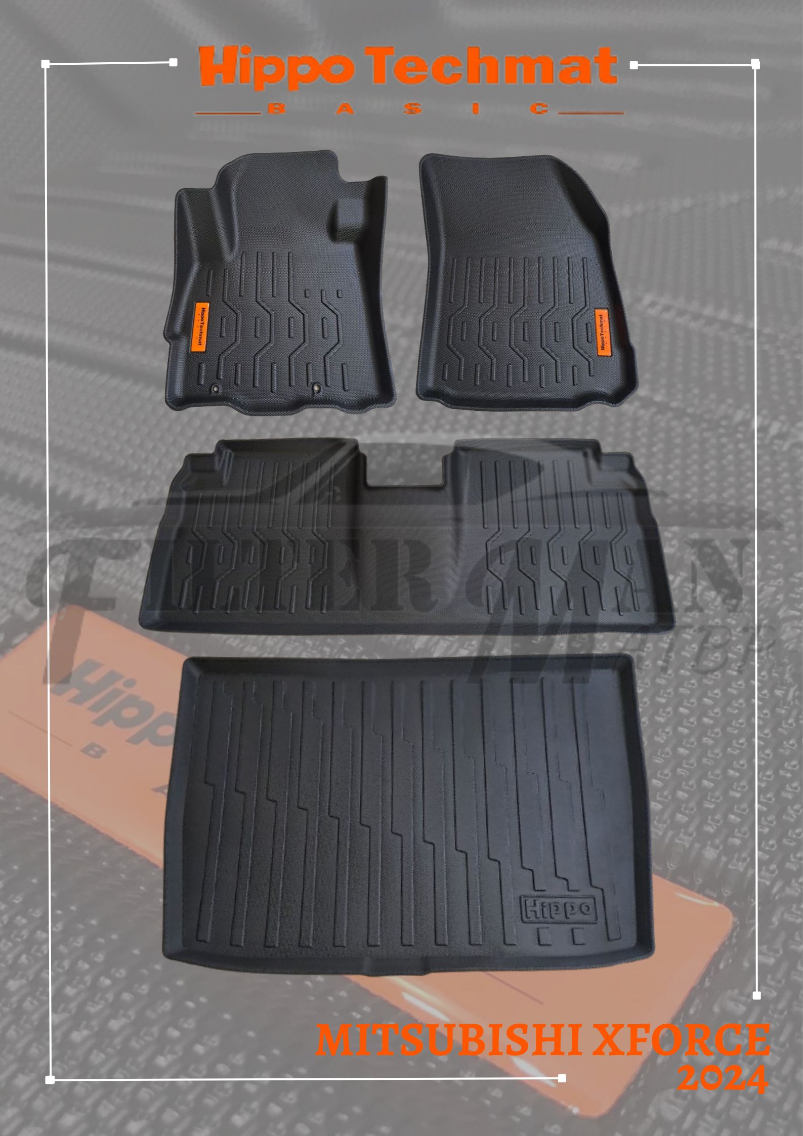 MITSUBISHI XFORCE 2024 HIPPO TECHMAT BASIC DEEP DISH V2 | Lazada PH