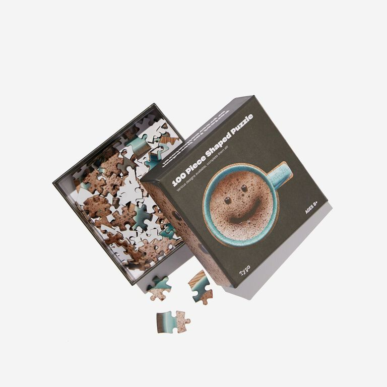 TYPO - 100 PIECE PUZZLE - COFFEE STENCIL FACE | Lazada PH