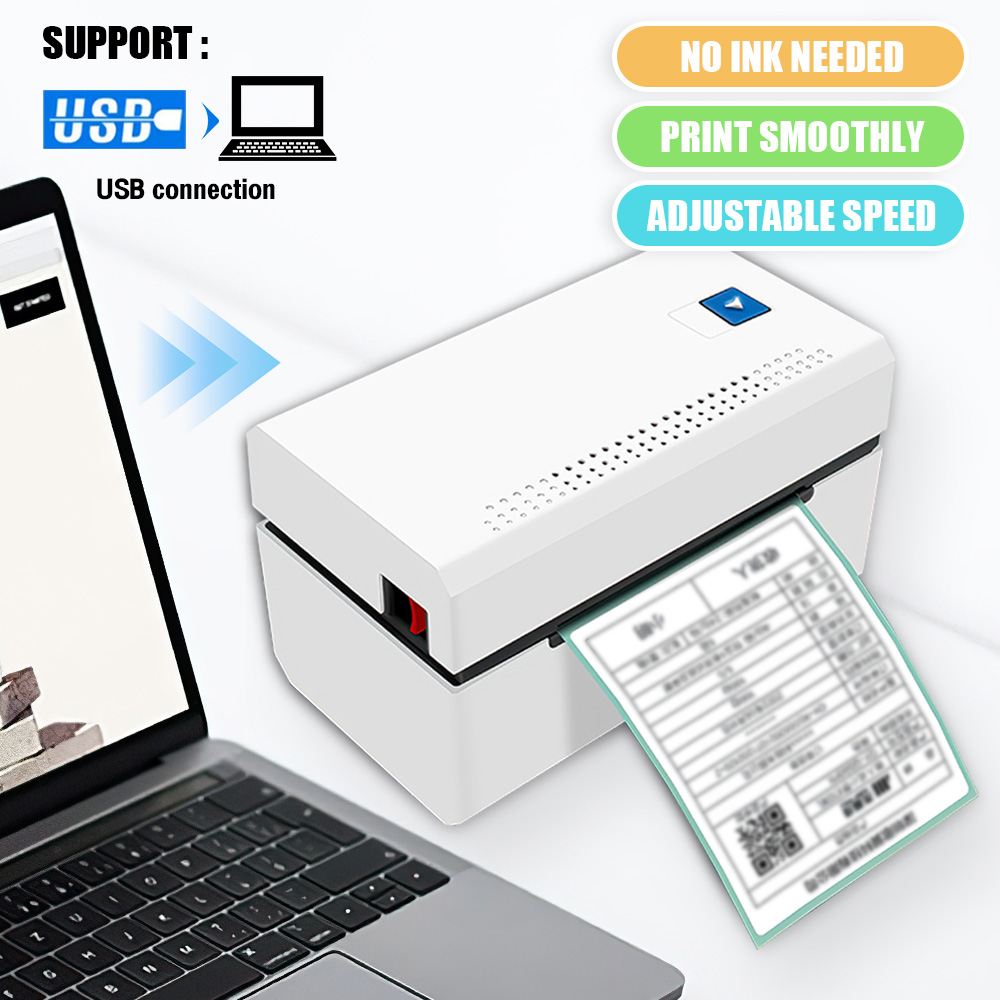 SoloRe A7 USB Thermal Printer Inkless Waybill Printer Sticker Printer ...