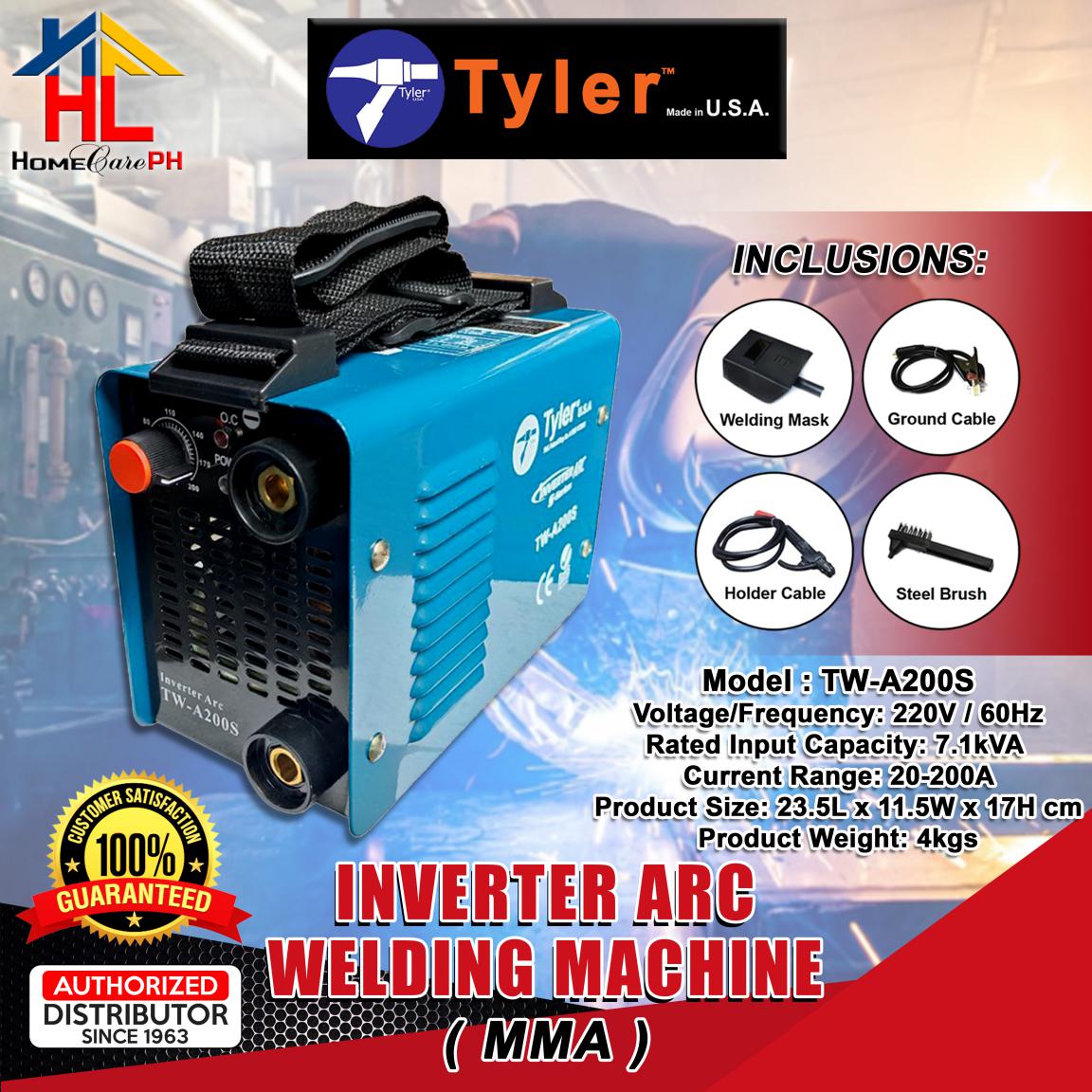 Tyler TW-A200S Inverter ARC Welding Machine MMA | Lazada PH