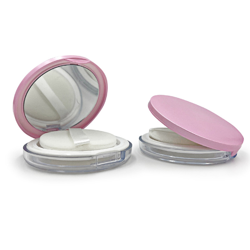 Loose Powder Case Wite Puff Box Mirror Container Case Loose Powder Jar ...