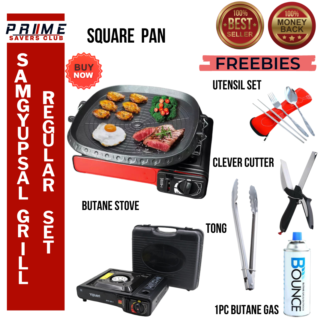 Korean Samgyupsal Authentic Regular Set l Korean BBQ l Square l Round l ...